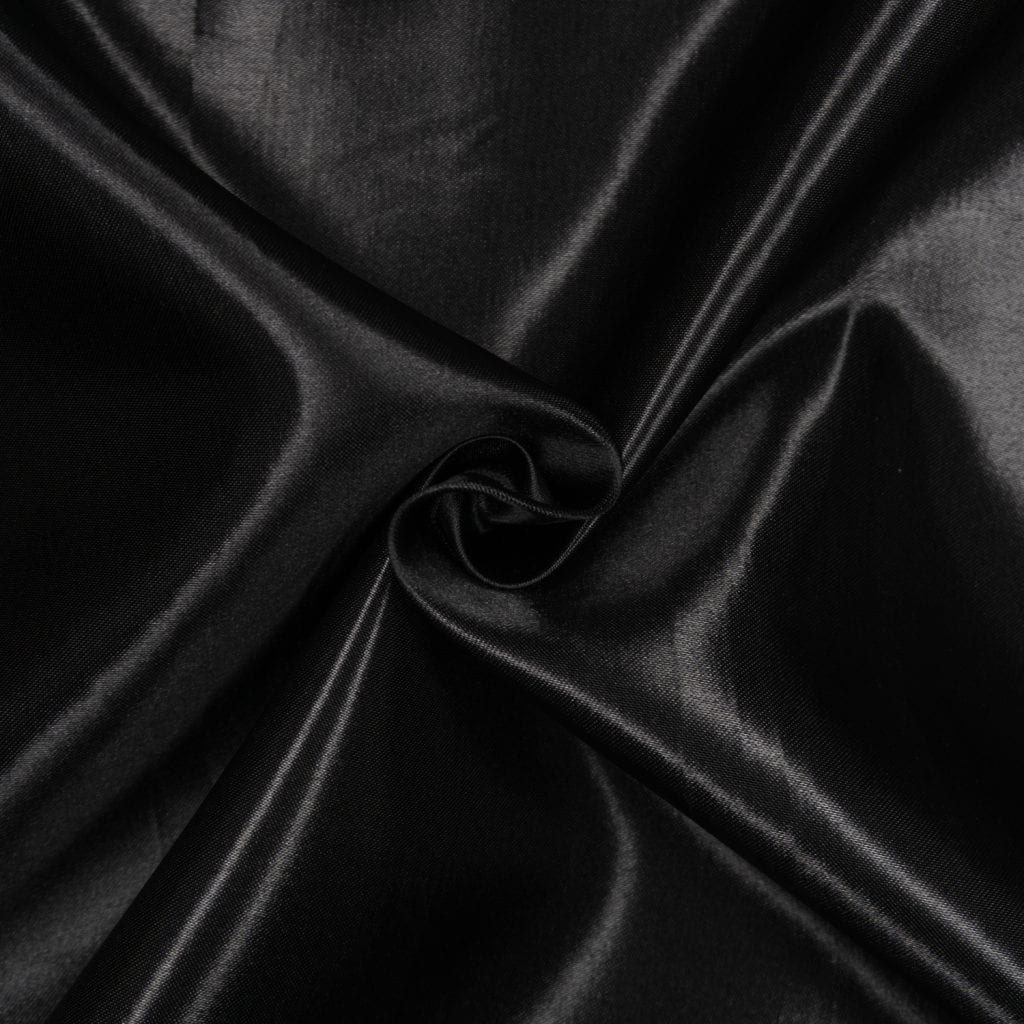 Satín Stretch Negro | KG Textiles