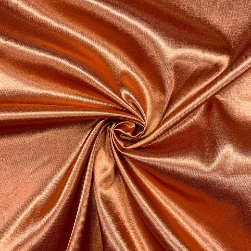 Satín Stretch Terracota | KG Textiles
